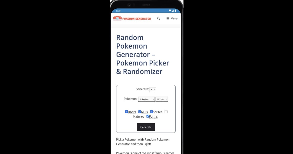 Download and run Random Pokemon Generator on PC & Mac (Emulator)