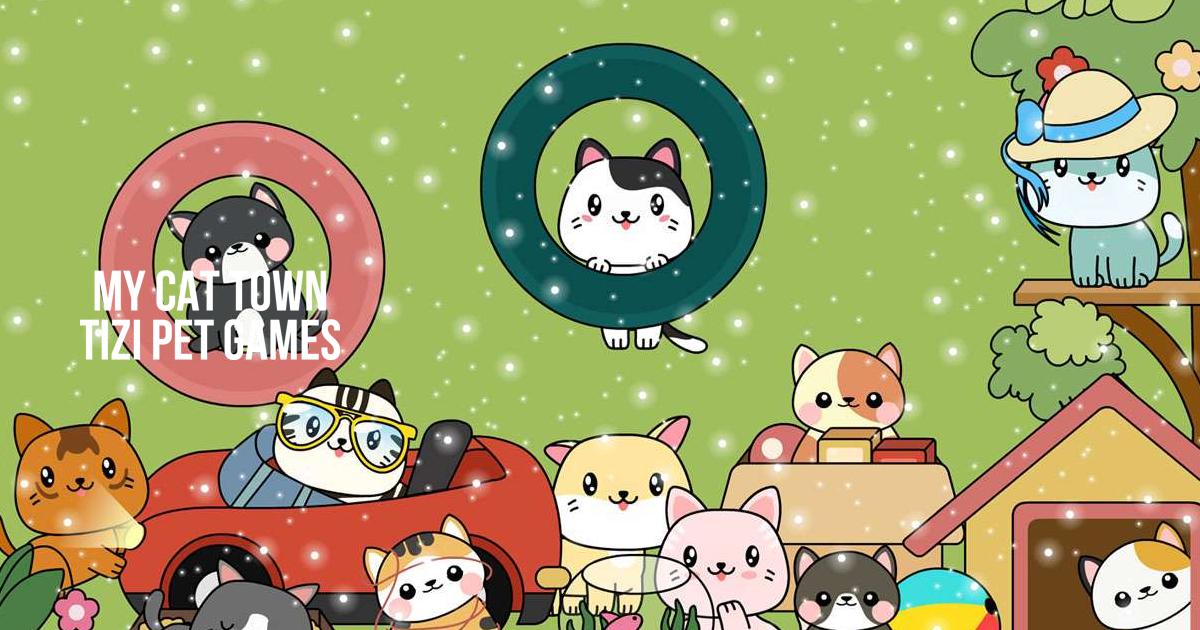 Download & Play My Cat Town - Tizi Pet Games on PC & Mac (Emulator)