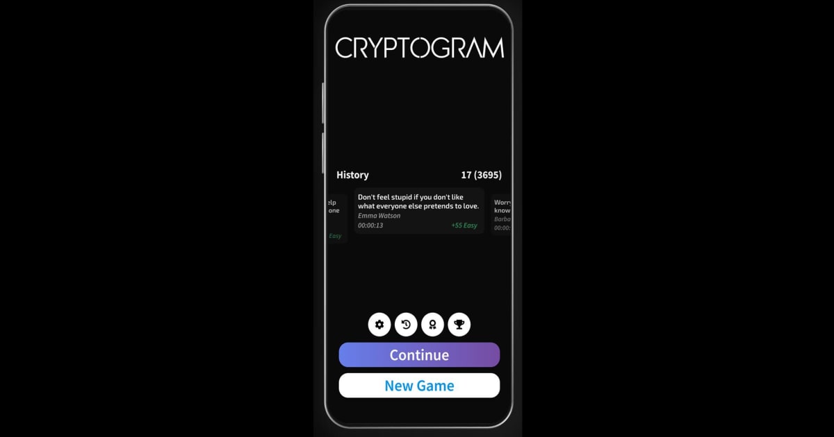 Download & Play Cryptogram - Word Puzzle Game on PC & Mac (Emulator)