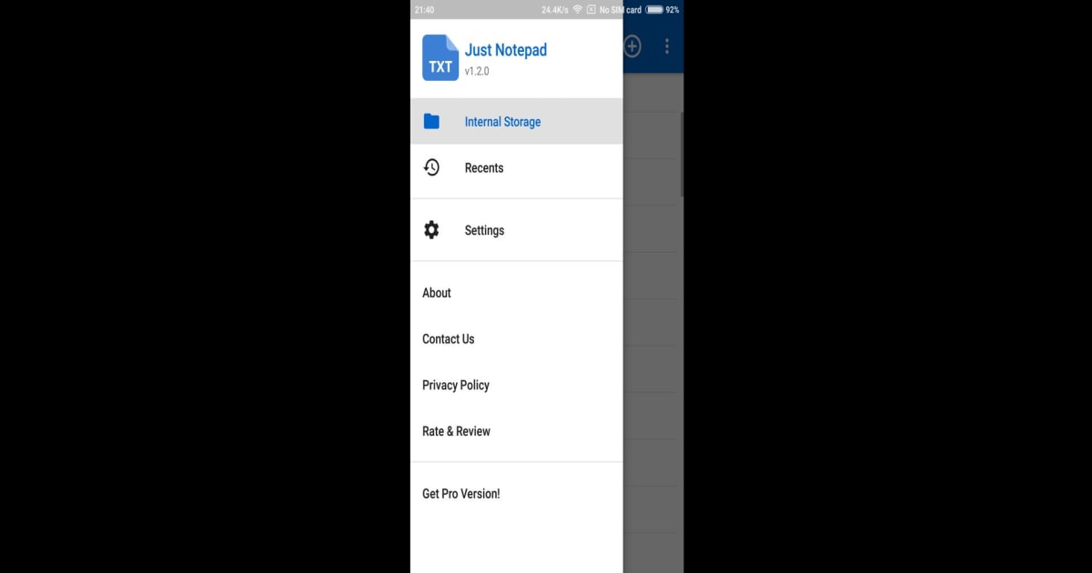 Download and run Just Notepad - Free Simple Notepad w/ File Browser on ...