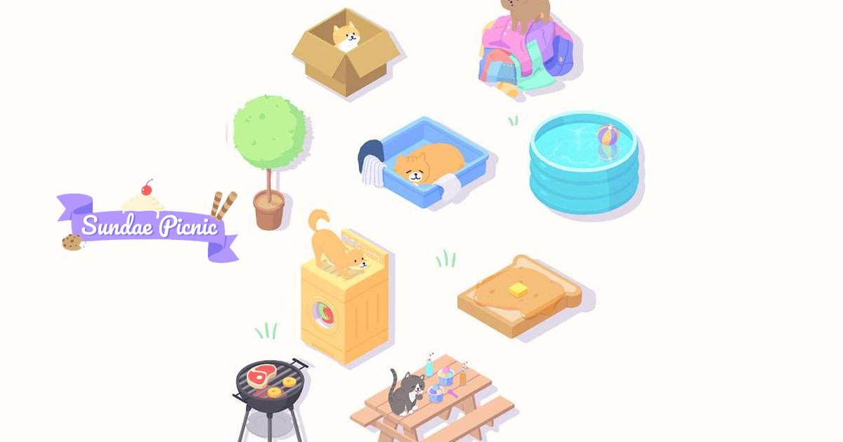 Download & Play Sundae Picnic - With Cats&Dogs on PC & Mac (Emulator)