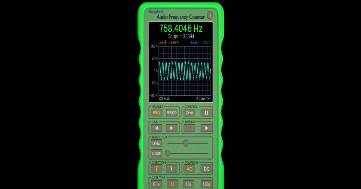 Download and run Audio Frequency Counter on PC & Mac (Emulator)