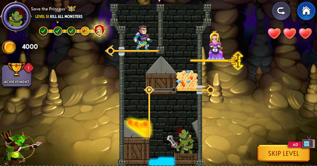 Download & Play Super Hero Rescue Pin Puzzle on PC & Mac (Emulator)