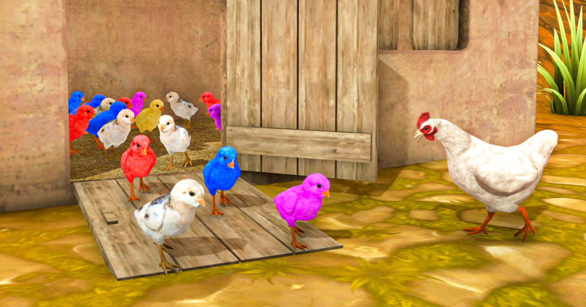 Download & Play Colorful Chicks: Hen Simulator on PC & Mac (Emulator)
