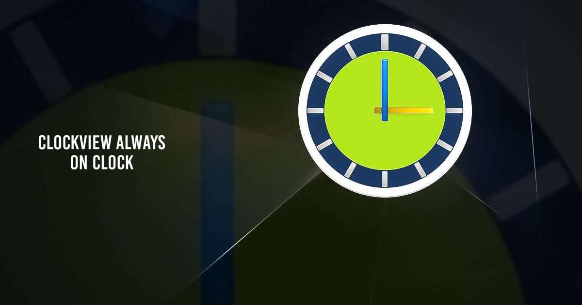 Download and run ClockView: Always On Clock on PC & Mac (Emulator)
