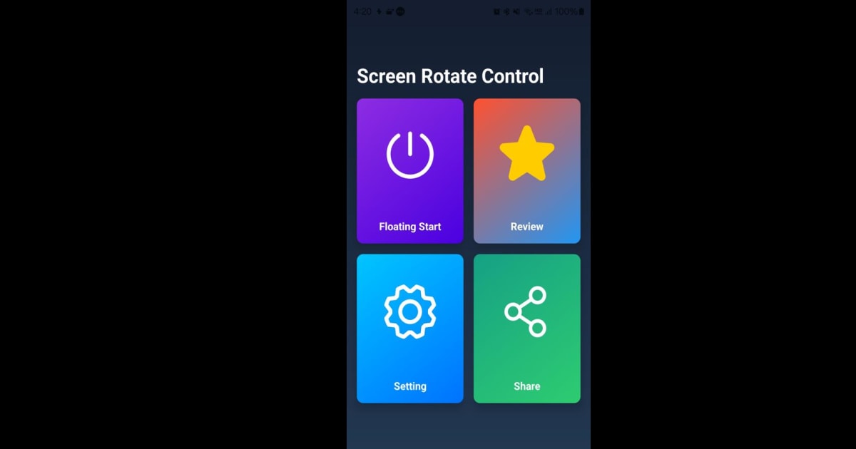 Download and run Screen Rotate Control on PC & Mac (Emulator)