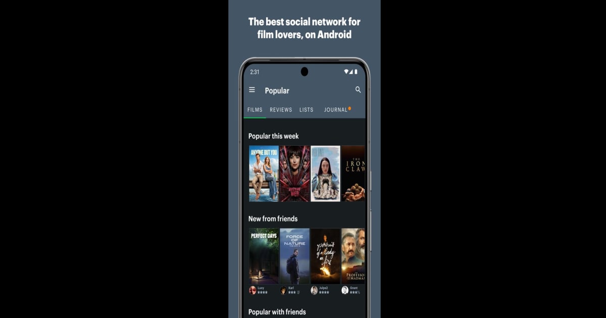 Descarga y ejecuta Letterboxd en PC y Mac (emulador)