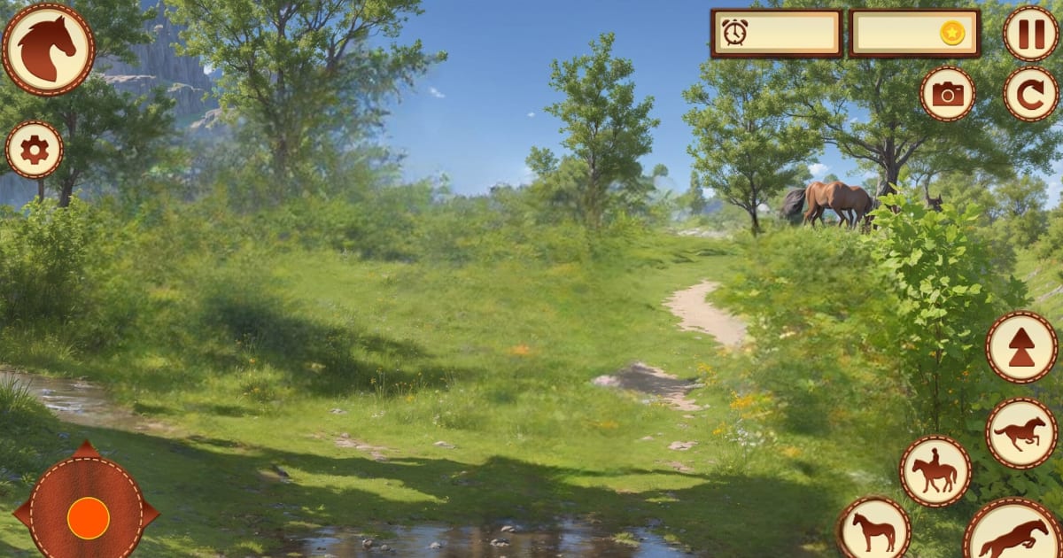 Download & Play Wild Horse Family Riding Game on PC & Mac (Emulator)