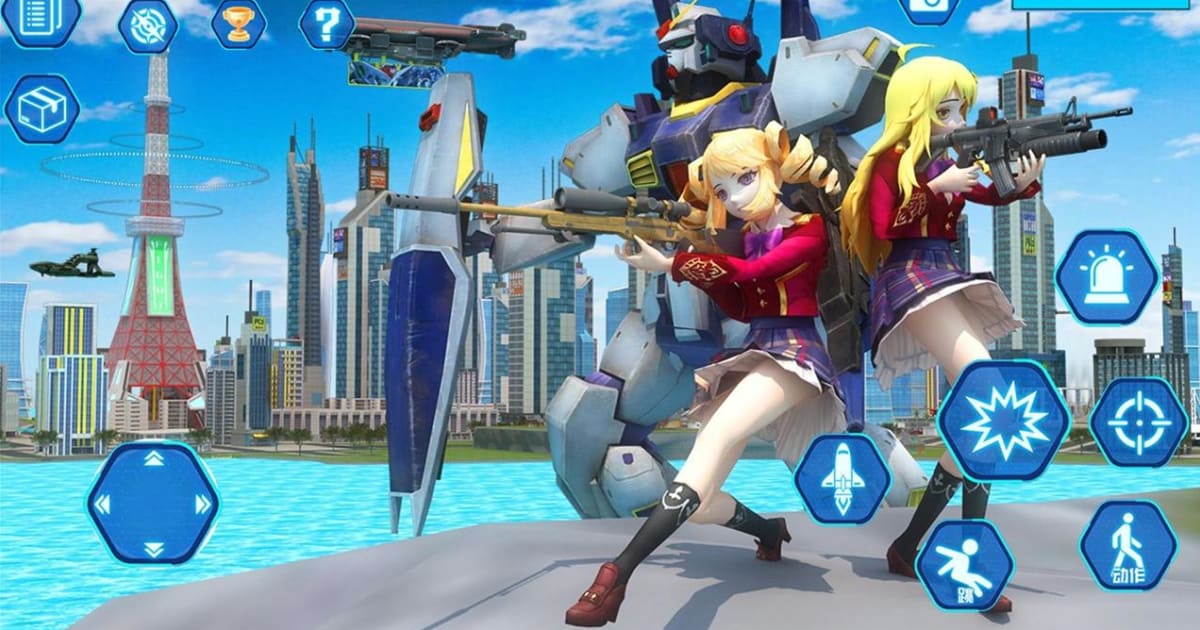 Download & Play School Simulator Mech Fight 3D on PC & Mac (Emulator)