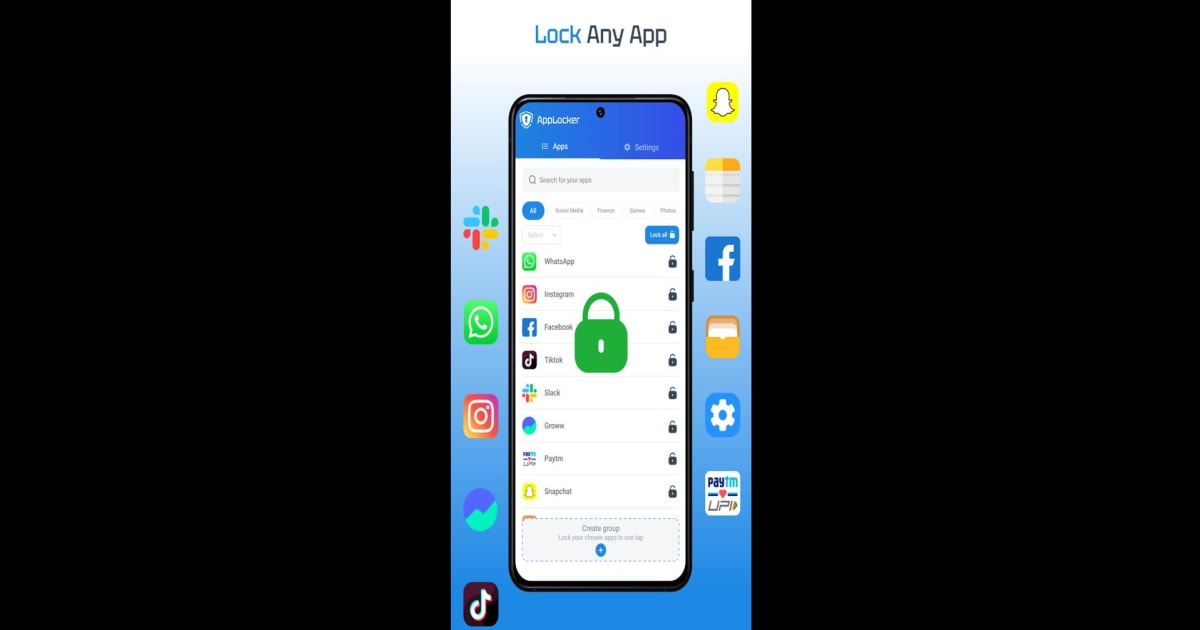 Download and run App Locker: Secure & Lock Apps on PC & Mac (Emulator)