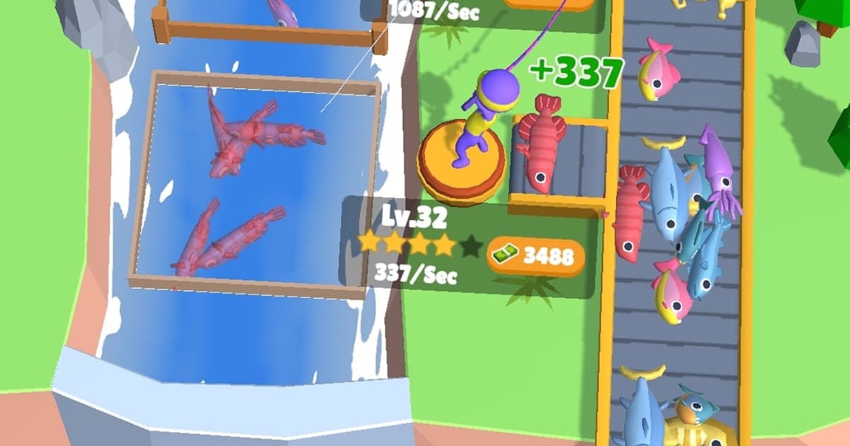 Download & Play Funny Fish Idle on PC & Mac (Emulator)