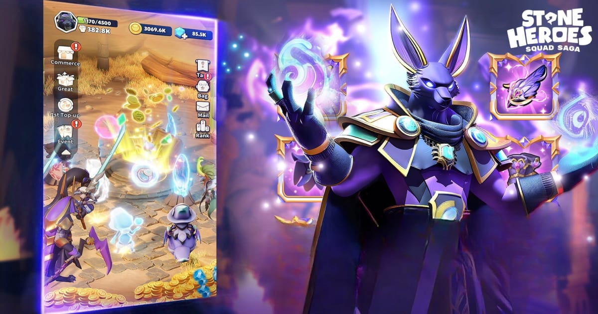 Baixar & Jogar Stone Heroes: Squad Saga no PC & Mac (Emulador)