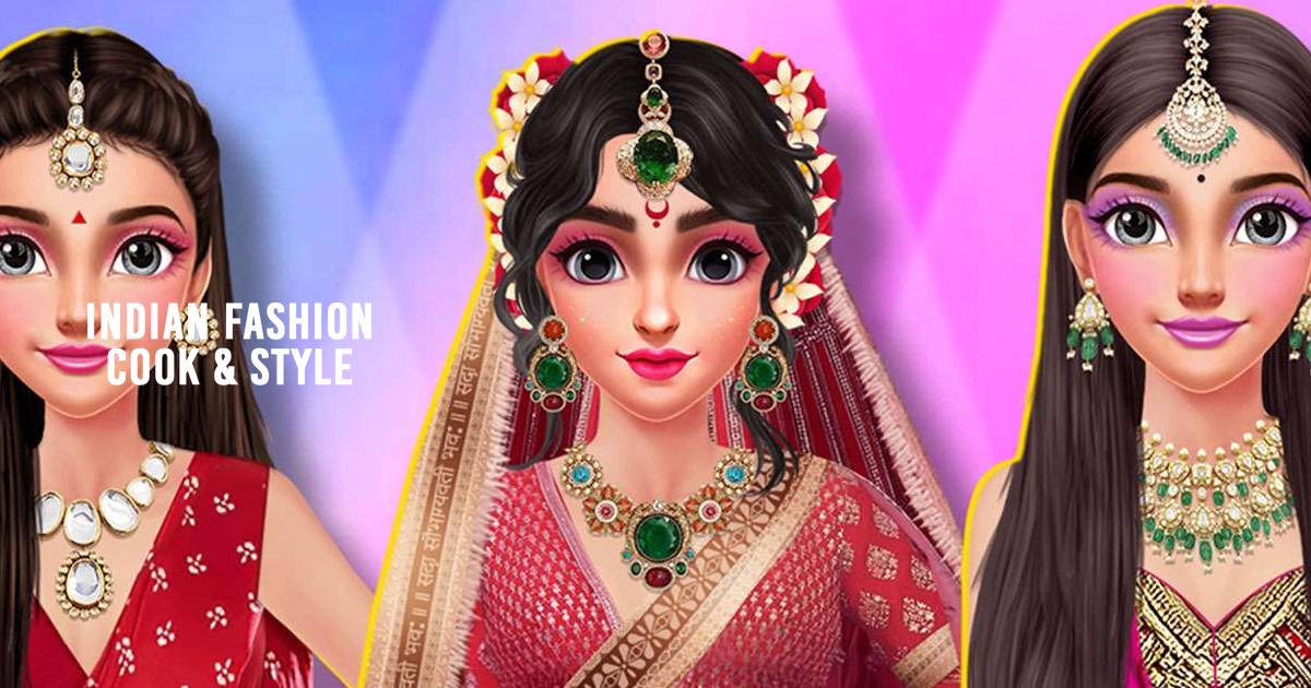 Download & Play Indian Fashion: Cook & Style on PC & Mac (Emulator)