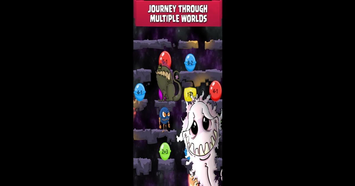 Download and run Monster Math - Math facts learning app for kids on PC ...