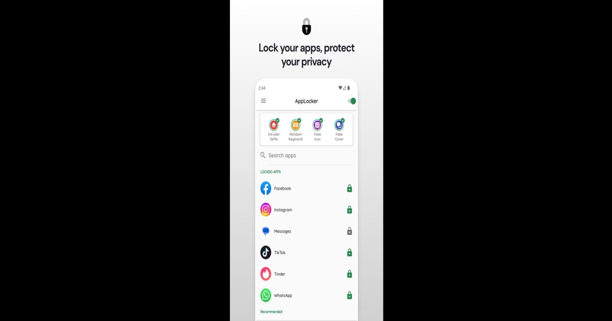 Download and run App Lock: Fingerprint, Pattern on PC & Mac (Emulator)