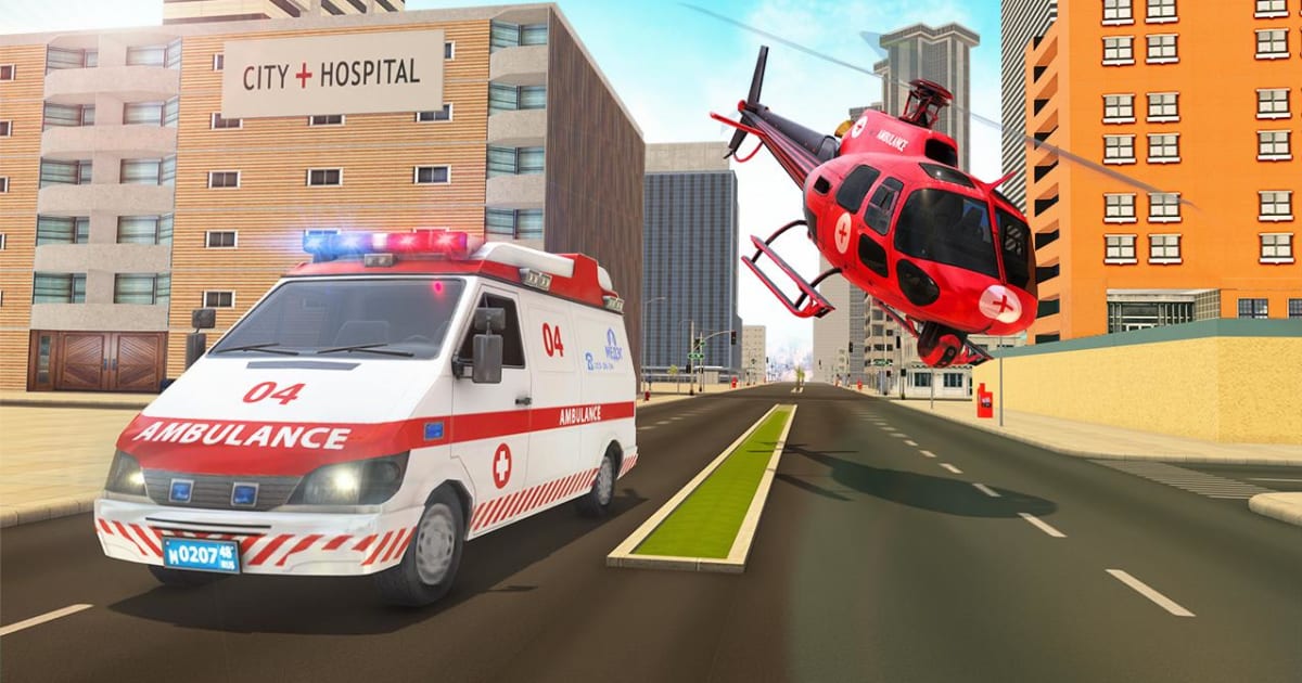 Download & Play City Ambulance Emergency Rescue on PC & Mac (Emulator)