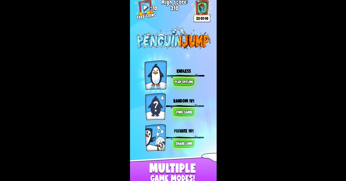 Скачать и играть в Penguin Jump Multiplayer Game на ПК или Mac (Эмулятор)
