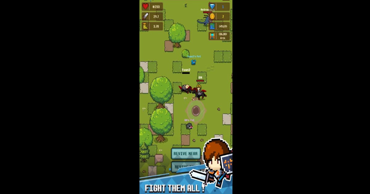 Baixar & Jogar Treasure Hunter: MMO de pixel no PC & Mac (Emulador)