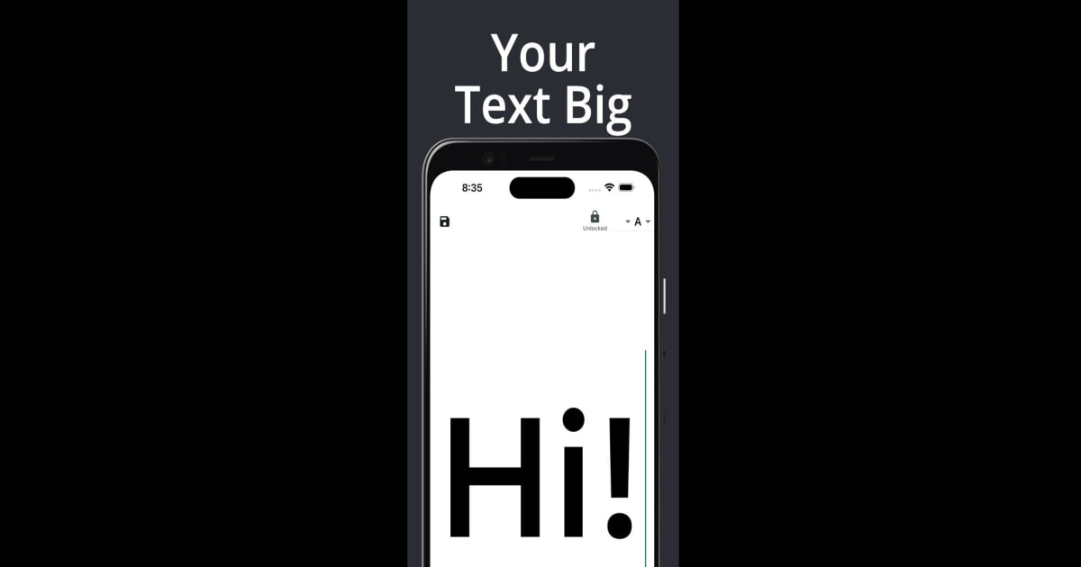 Download and run Big Text Display on PC & Mac (Emulator)