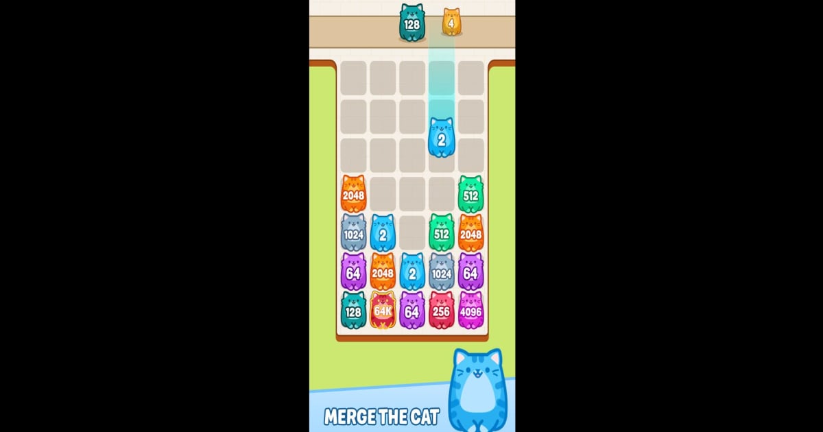 Download & Play Meow Merge 2248- Number Puzzle on PC & Mac (Emulator)