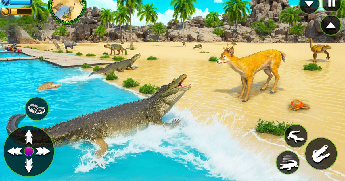 Download & Play Angry Alligator Attack Sim 3D on PC & Mac (Emulator)