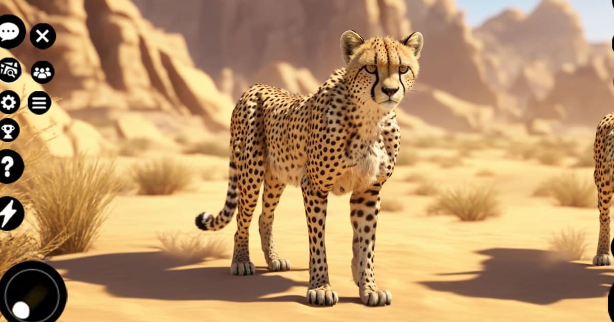 Télécharger et Jouer à Wild Cheetah Family Sim 3D sur PC & Mac (Émulateur)