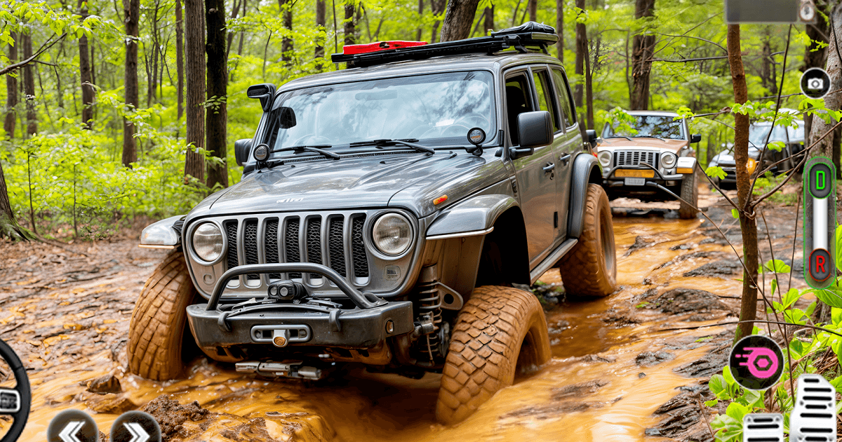Download & Mainkan 4x4 Jeep Driving Offroad Games di PC & Mac (Emulator)