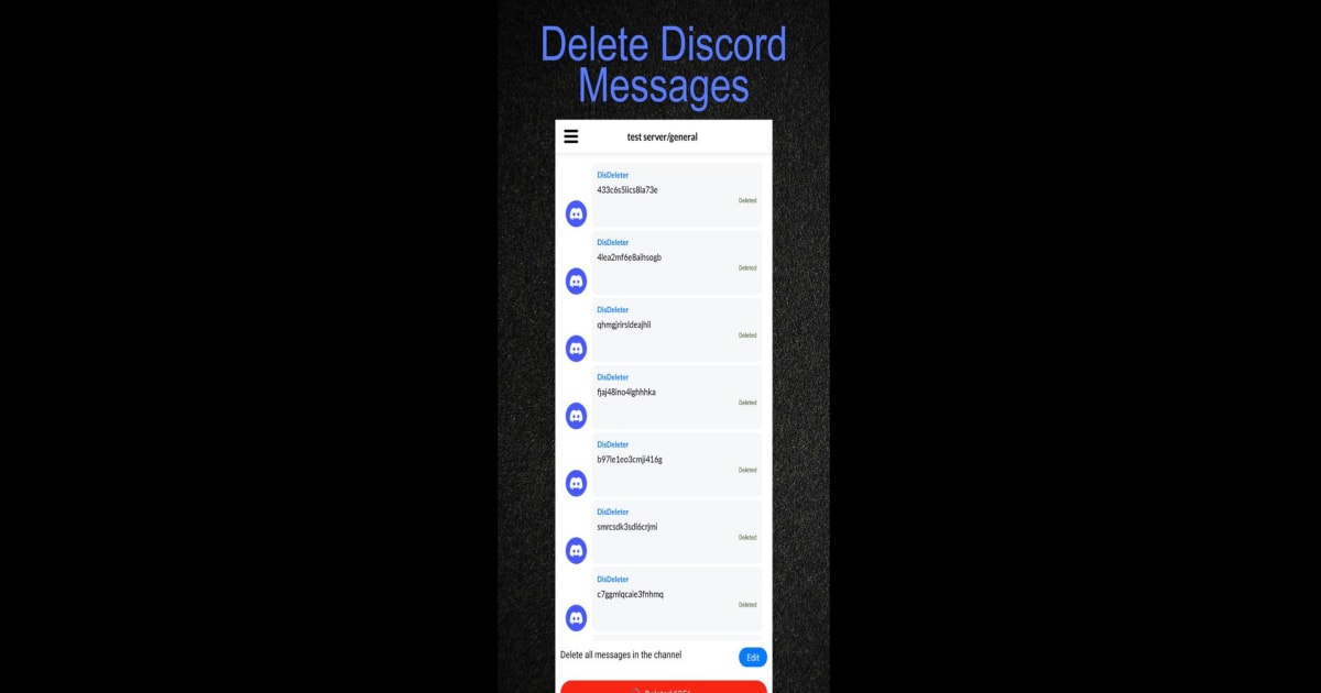 Download and run DisDeleter:Delete discord dms on PC & Mac (Emulator)