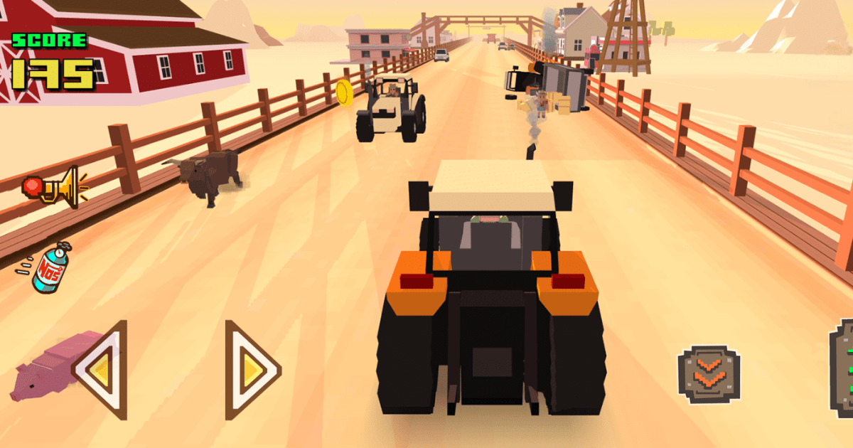 Pobierz i graj w Blocky Farm Racing & Simulator na PC i Mac (Emulator)