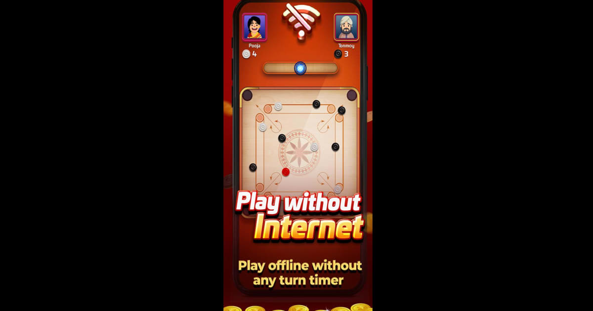 Download & Play Carrom Gold: Online Board Game on PC & Mac (Emulator)