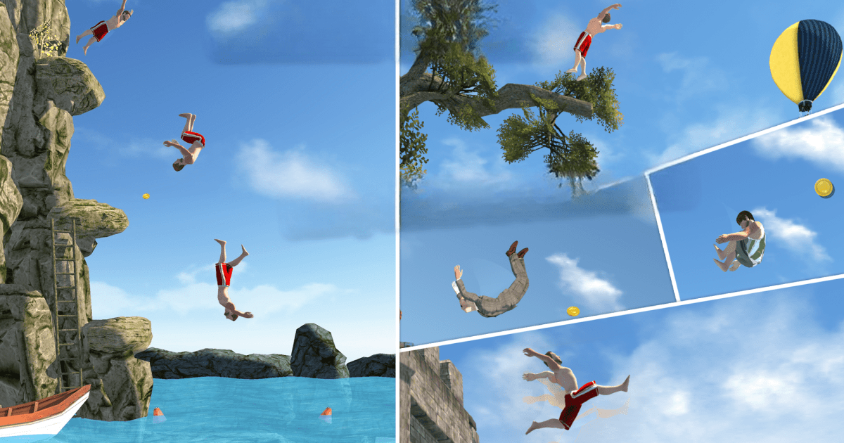 Télécharger et Jouer à Flip Diving sur PC & Mac (Émulateur)