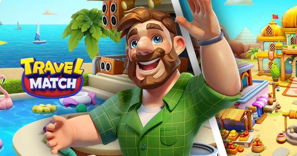 Download & Play Travel Match on PC & Mac (Emulator)