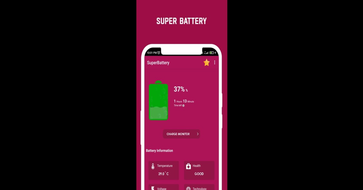 Download and run SuperBattery & Charge Monitor on PC & Mac (Emulator)