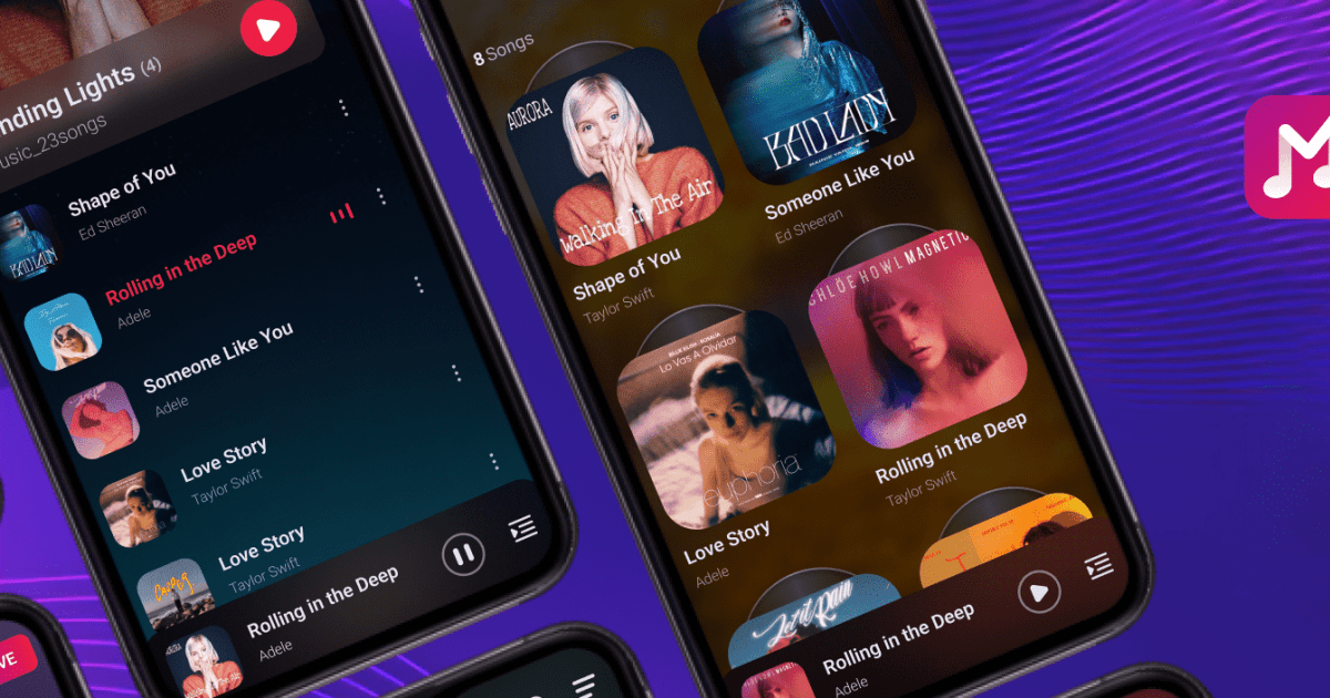 Scarica ed avvia Music Player & MP3 - MMusic su PC e Mac (emulatore)