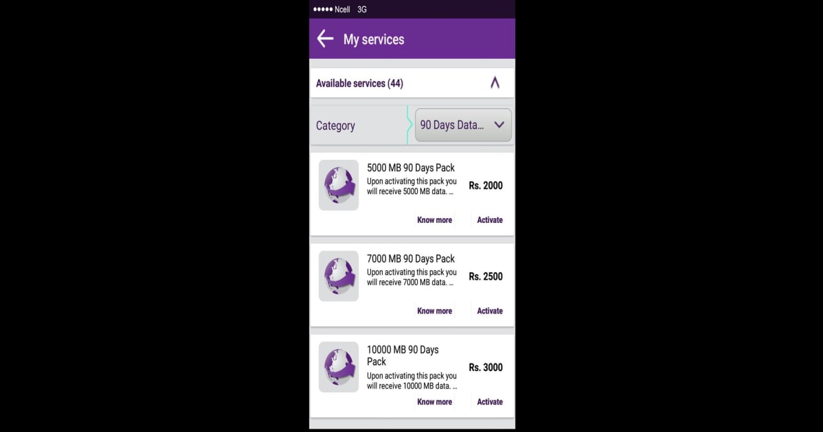 Download and run Ncell App - Free SMS, Buy Data Packs, Recharge on PC ...