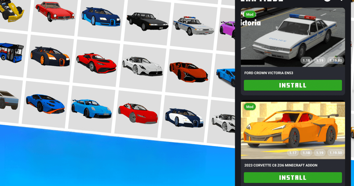 Car Mods for Minecraft MCPE yükleyin ve PC & Mac üzerinde çalıştırın ...