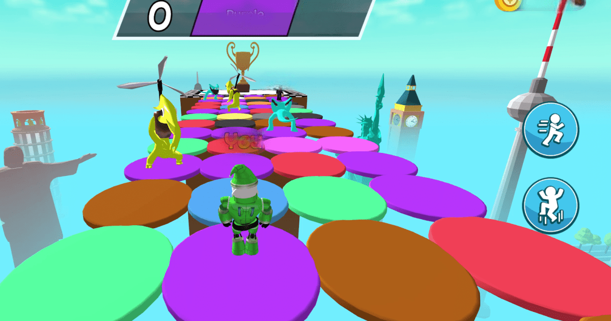 Скачать и играть в Obby Block World: Lava Fall на ПК или Mac (Эмулятор)