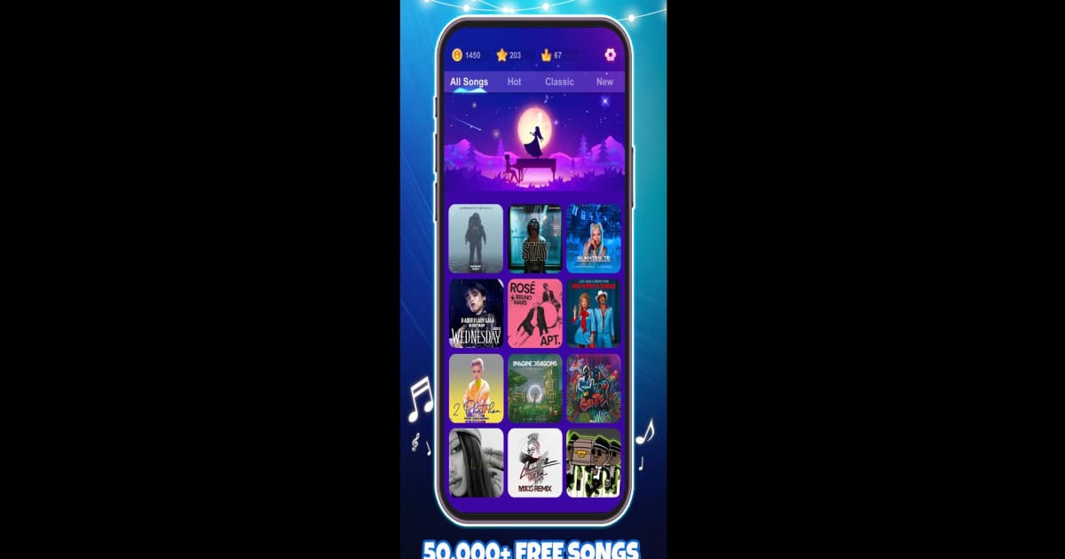 Download & Play Neon Magic: Piano Tiles Rush on PC & Mac (Emulator)