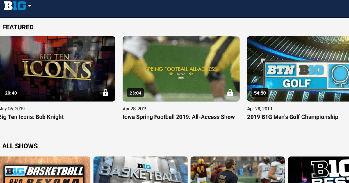 Download & Play B1G+: Watch College Sports on PC & Mac (Emulator)