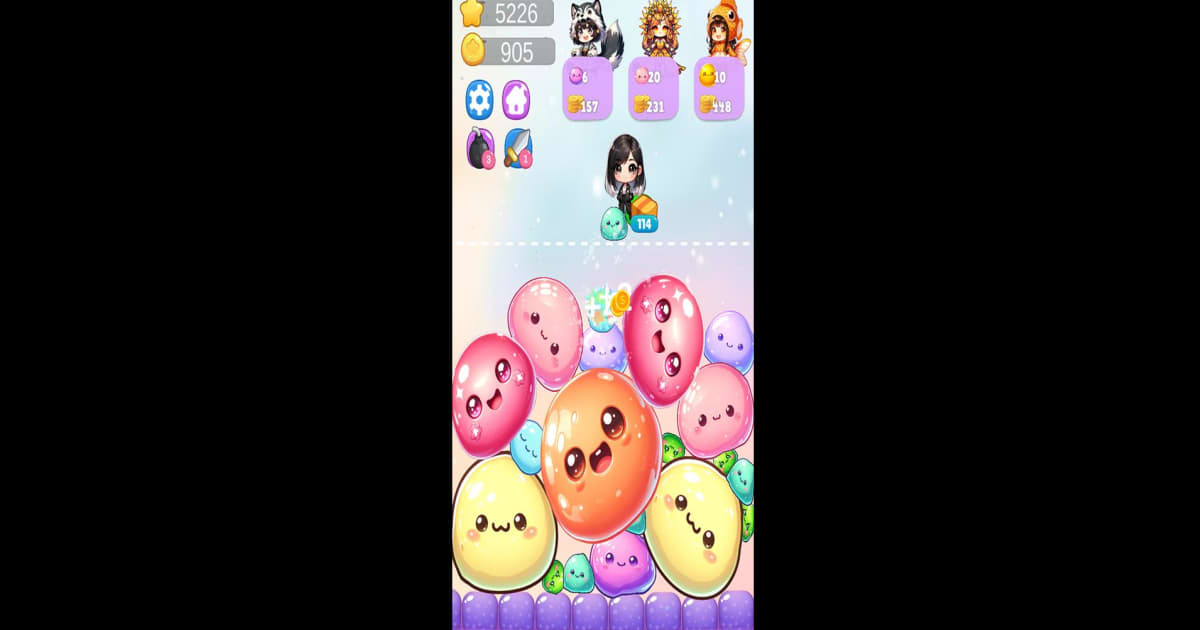 Download & Play Merge Rainbow Slime on PC & Mac (Emulator)