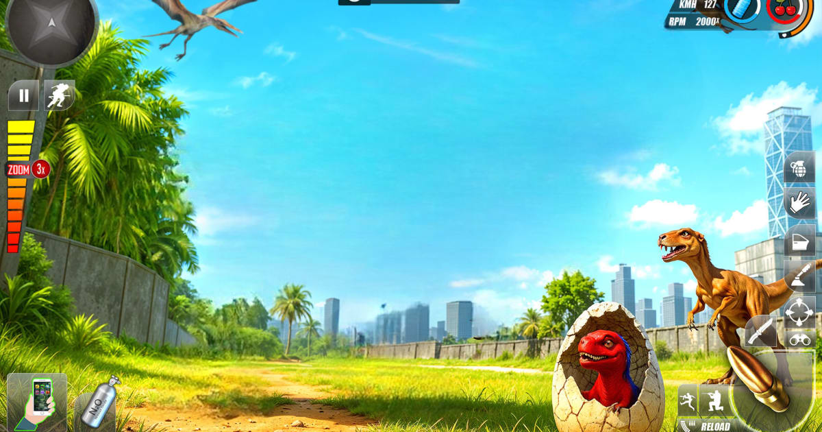 Download & Play Dinosaur Games Family Life Sim on PC & Mac (Emulator)