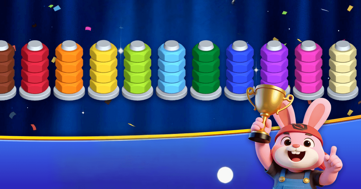 Download & Play Nuts Spinner - Nut Sort Puzzle on PC & Mac (Emulator)