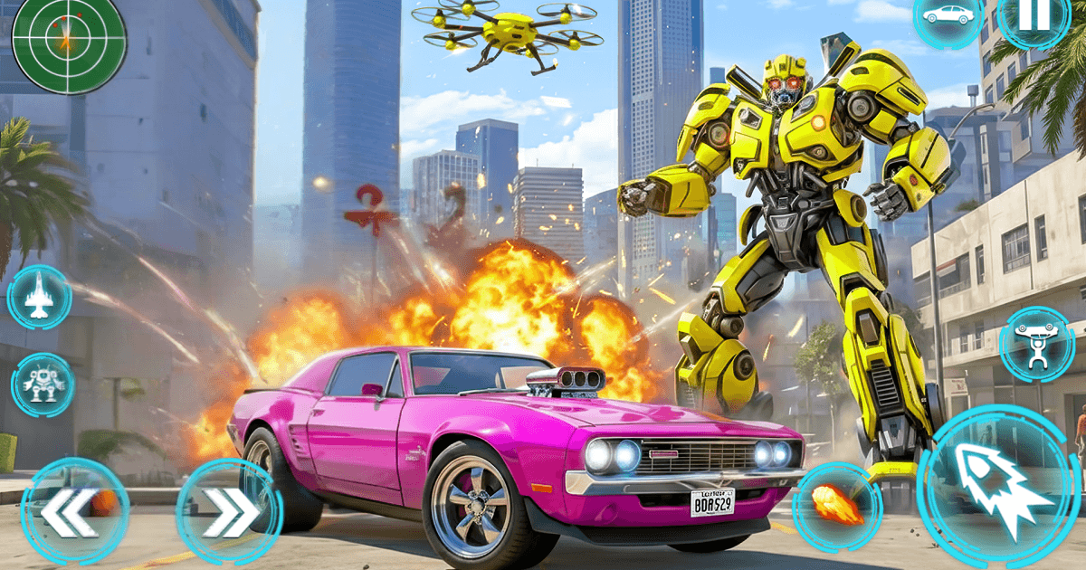Download & Play Robot Transform Fight Game 3D on PC & Mac (Emulator)