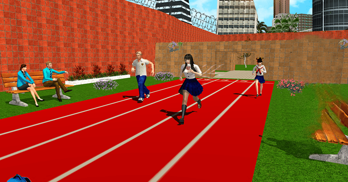 Download & Play School Girl Life Simulator: High School Games on PC ...