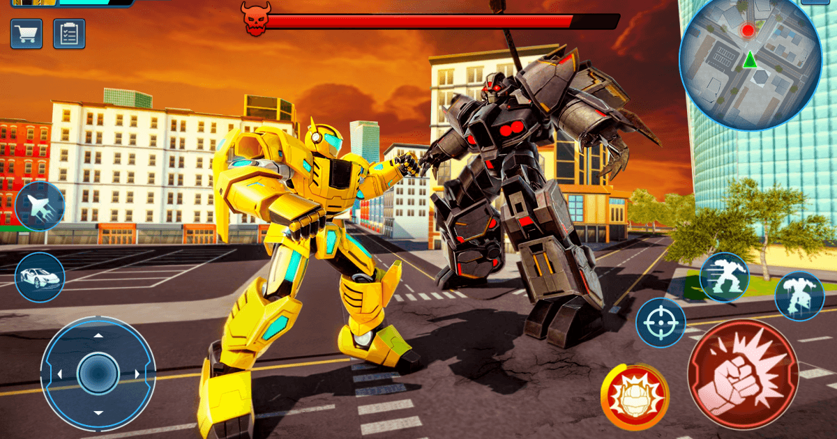 Download & Play Robot City War: Car Transform on PC & Mac (Emulator)