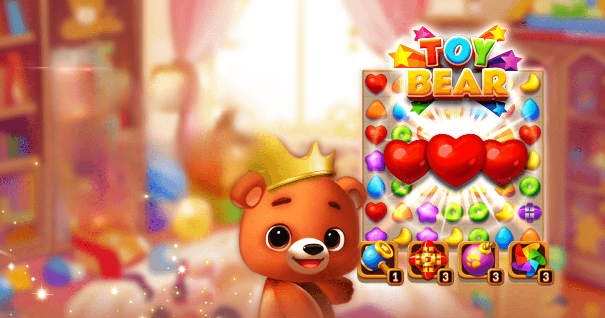 Download & Play Toy Bear Sweet POP: Match 3 on PC & Mac (Emulator)