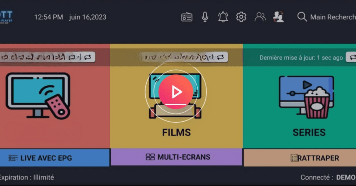 Téléchargez et exécutez OTT Media Player sur PC et Mac (émulateur)