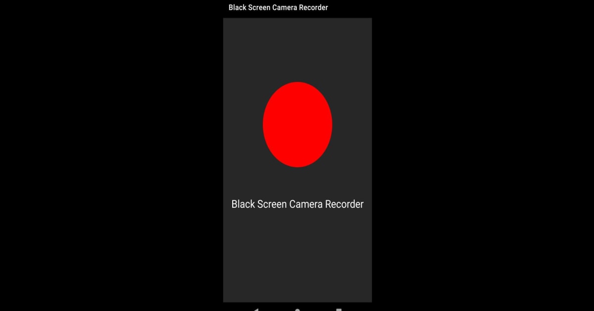 Download and run Black screen camera record on PC & Mac (Emulator)