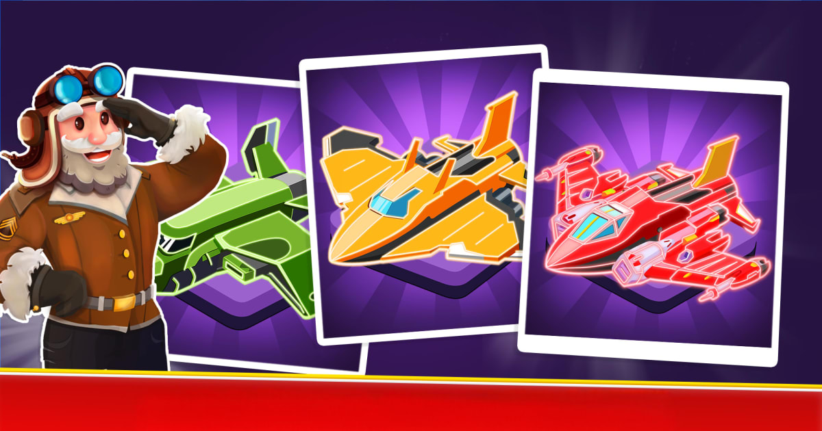 Download & Play Merge Planes Neon Game Idle on PC & Mac (Emulator)