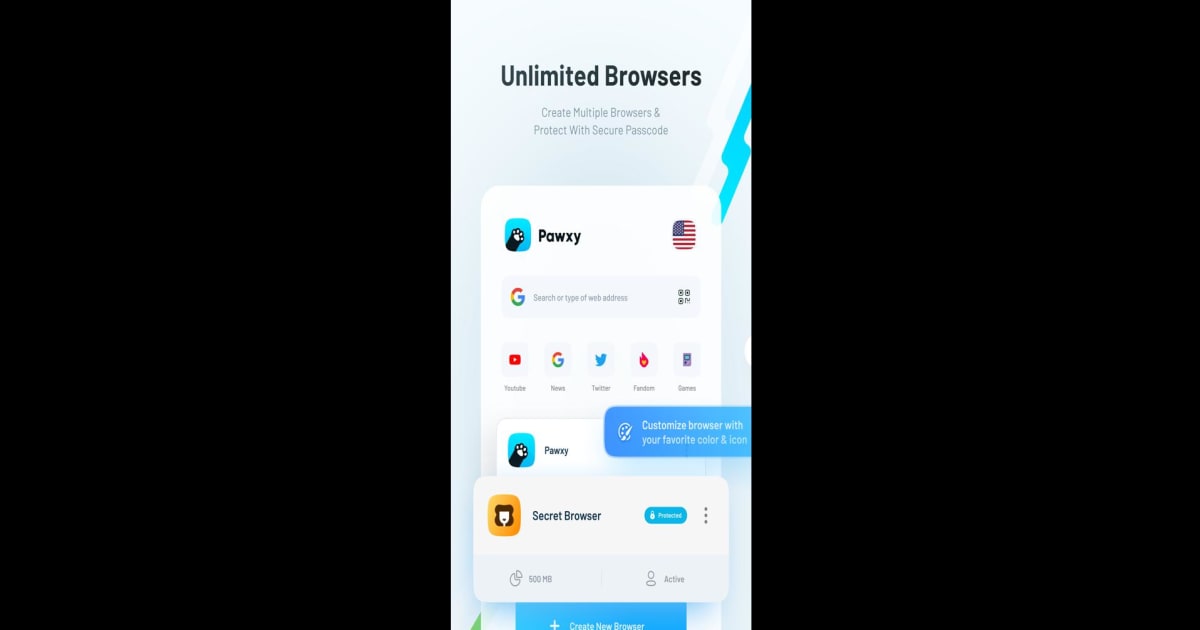 Download and run Pawxy - Fast VPN & Web Browser on PC & Mac (Emulator)